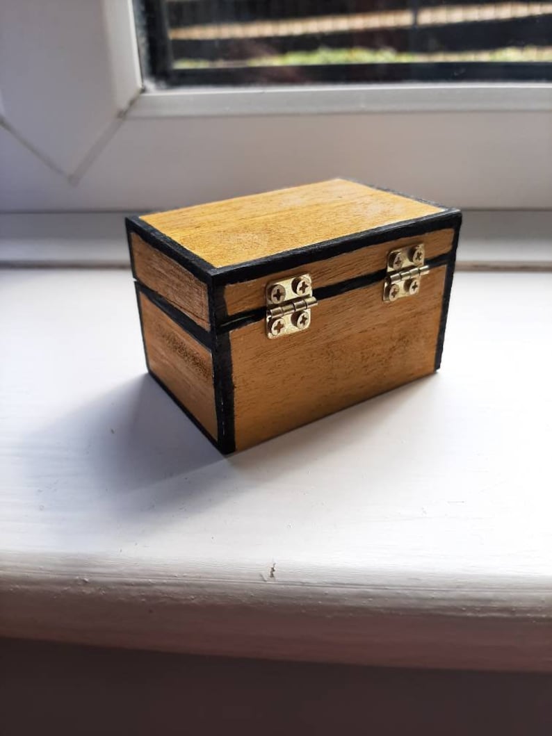 Handmade Minecraft chest box | Etsy
