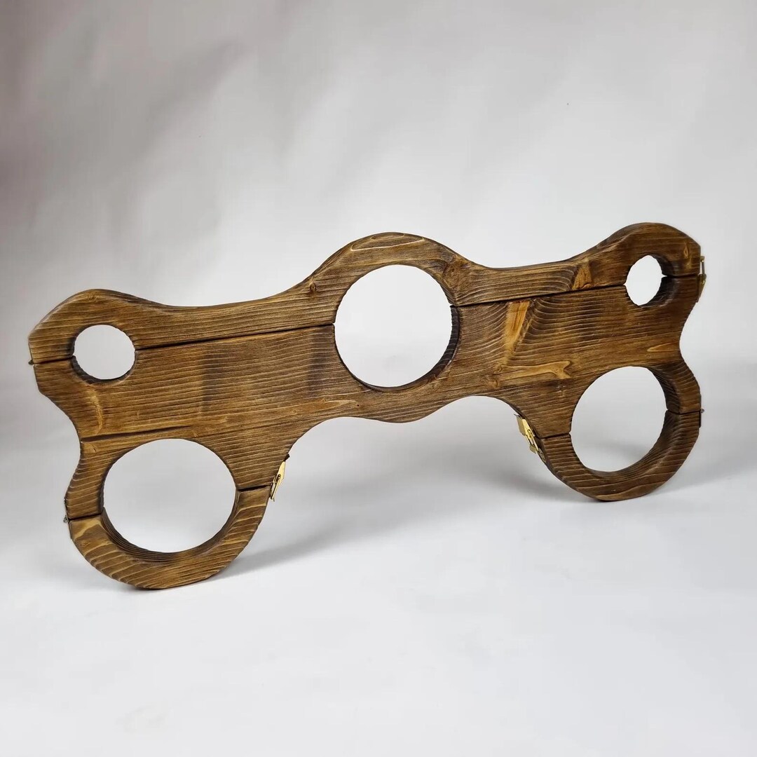 Wooden Shackles Restraint Device | Elegant BDSM Cuffs | Handmade Kink ...