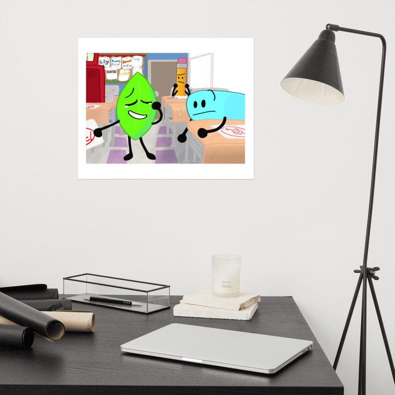 BFDI Leafy Poster - Etsy
