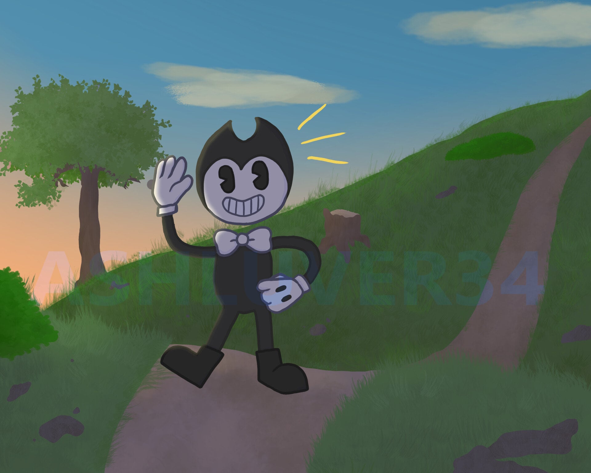 BATIM Bendy Poster - Etsy