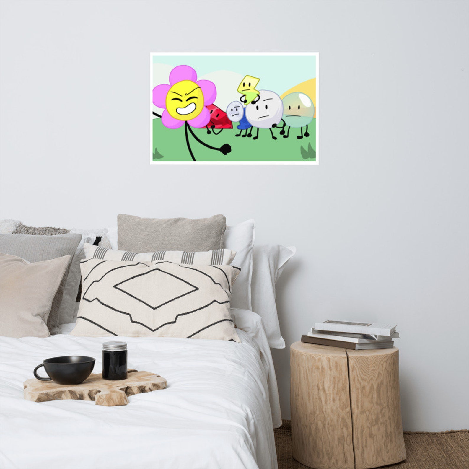 BFDI Flower Poster - Etsy Australia