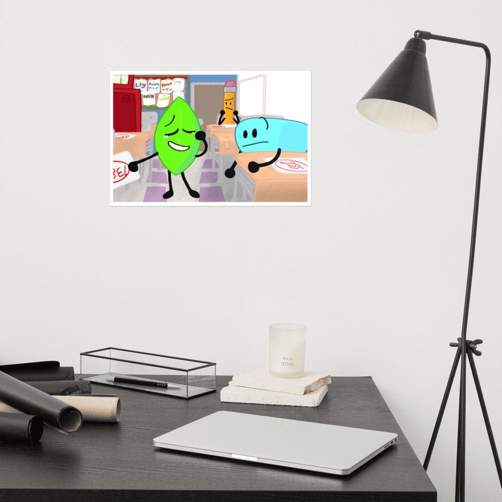 BFDI Leafy Poster - Etsy