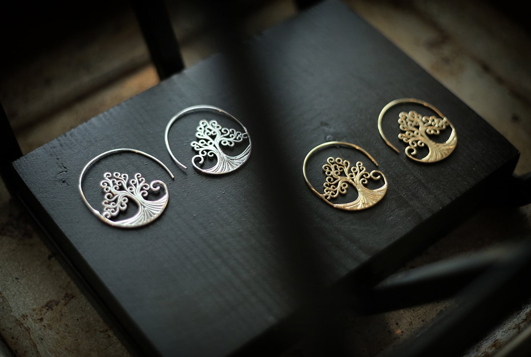 Tree of Life Spirals (golden Spiral-silver Spiral-spiral Jewelry ...
