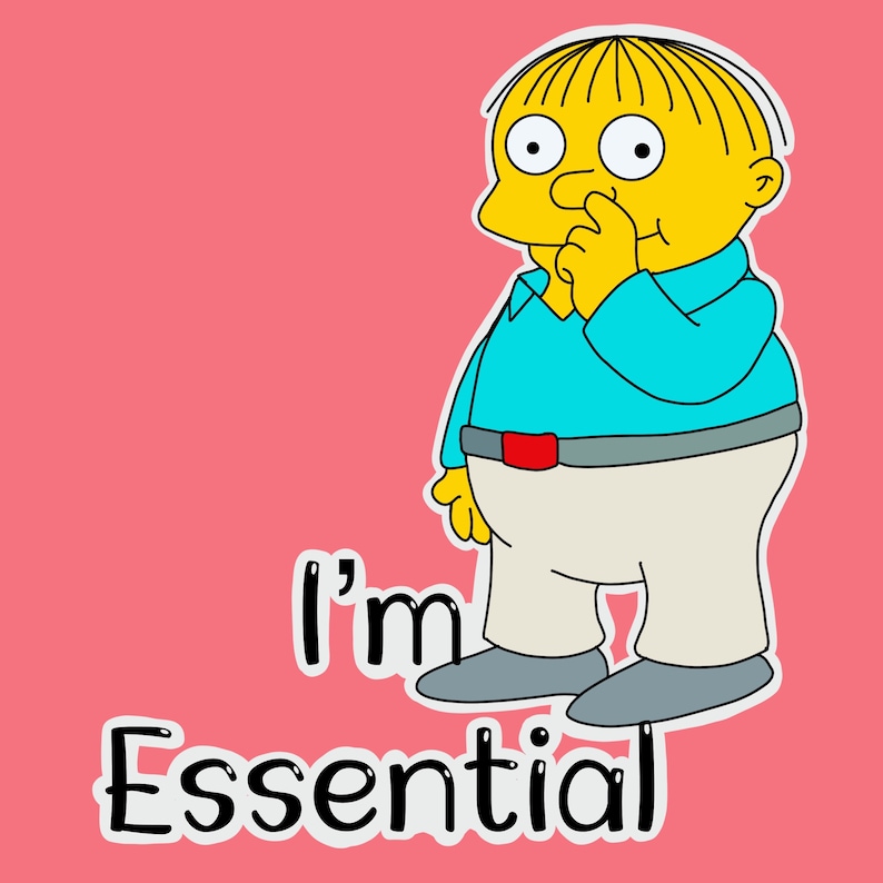 Im essential Ralph wiggum sticker waterproof and UV | Etsy