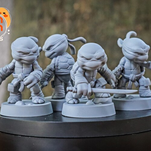 TMNT Diorama 3D Printable Teenage Mutant Ninja Turtles - Etsy
