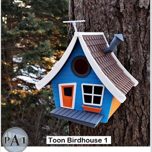 Toon Shack Bird House 3D Printed - or Choose From Irish, Log Cabin ...