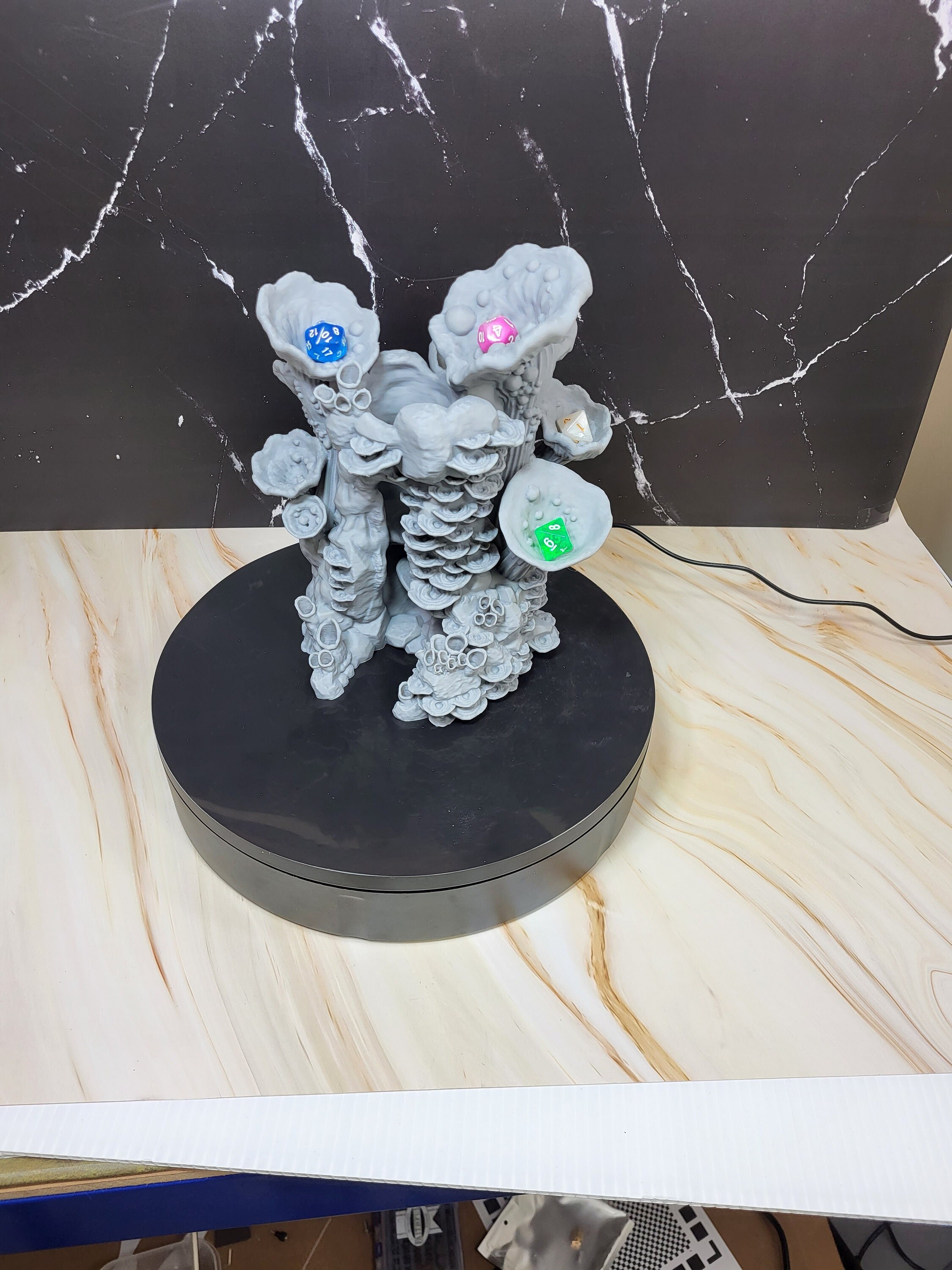 Mushroom Fungus Dice Tower - Amazing Detail in Everyway - 3d Printed in ...