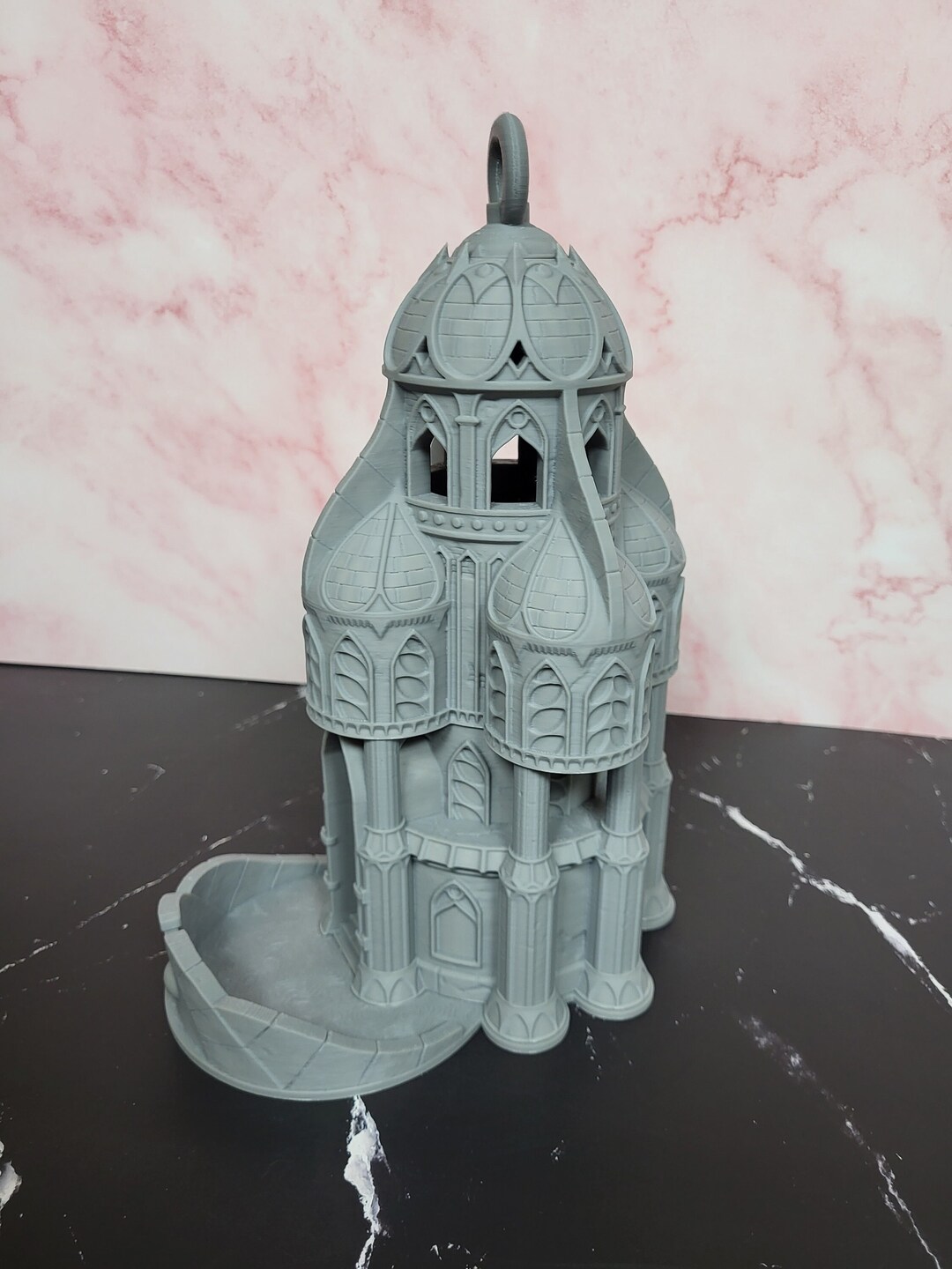 The Great Hall Dice Tower 3d Printed With Fantastic Details, Decent ...