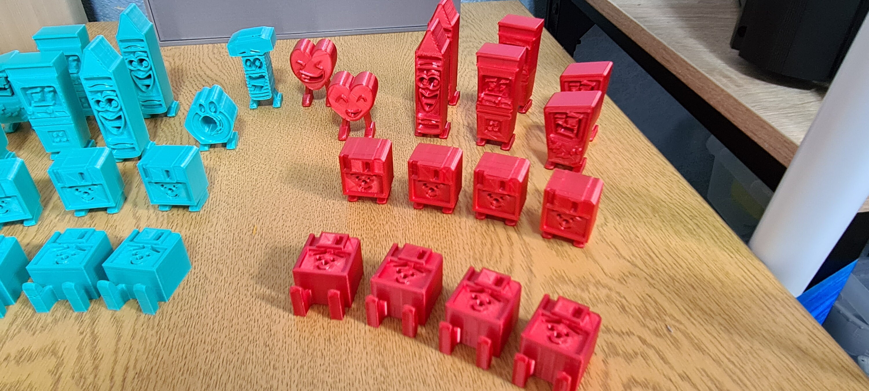 Chess Set - 3D Printed - Print A Toons - Nothing Like You've Seen ...