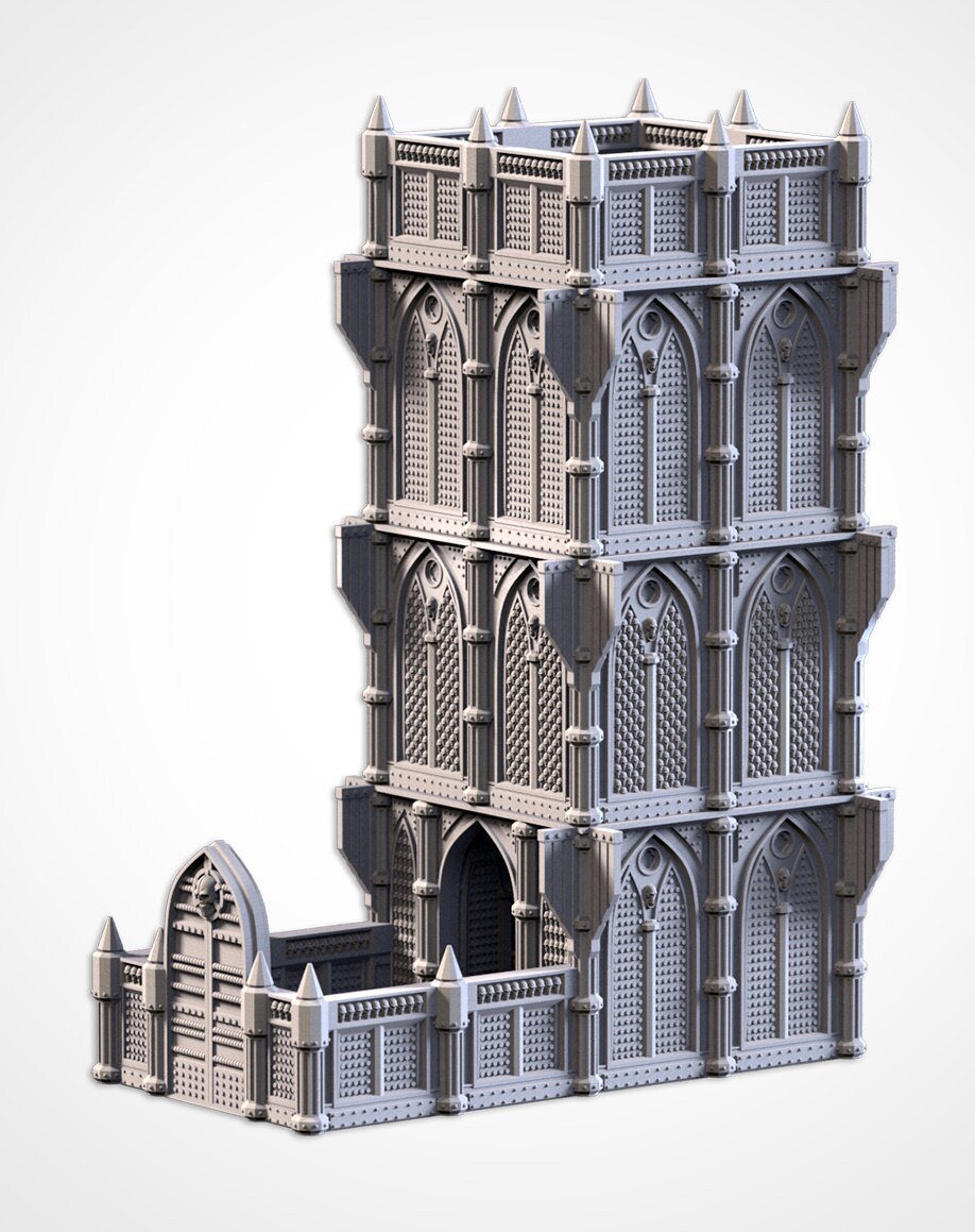 Cathedral Dice Tower - 3D Printed Dice Tower - Printed as Single Piece ...