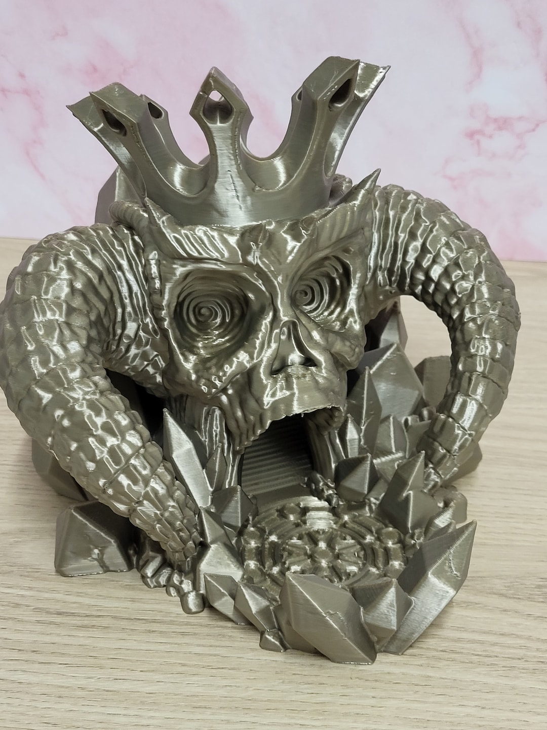 Demons Spirit Dice Tower - Reapers Skulls - 3D Printed Dice Tower ...