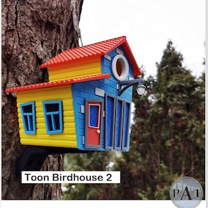 Toon Shack Bird House 3D Printed - or Choose From Irish, Log Cabin ...