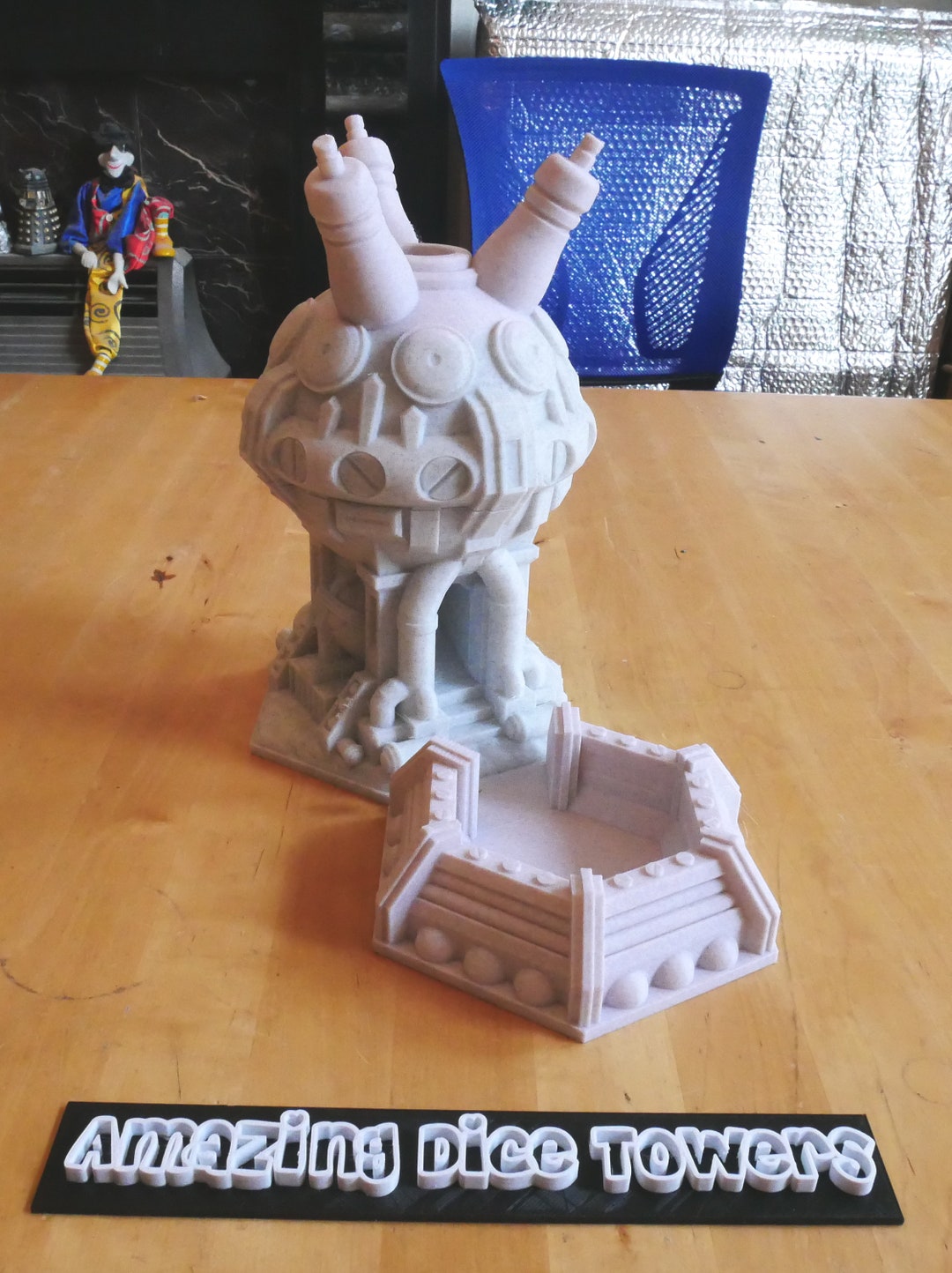 Sci-fi Dice Tower Pillars of the Stone II With Dice - Etsy