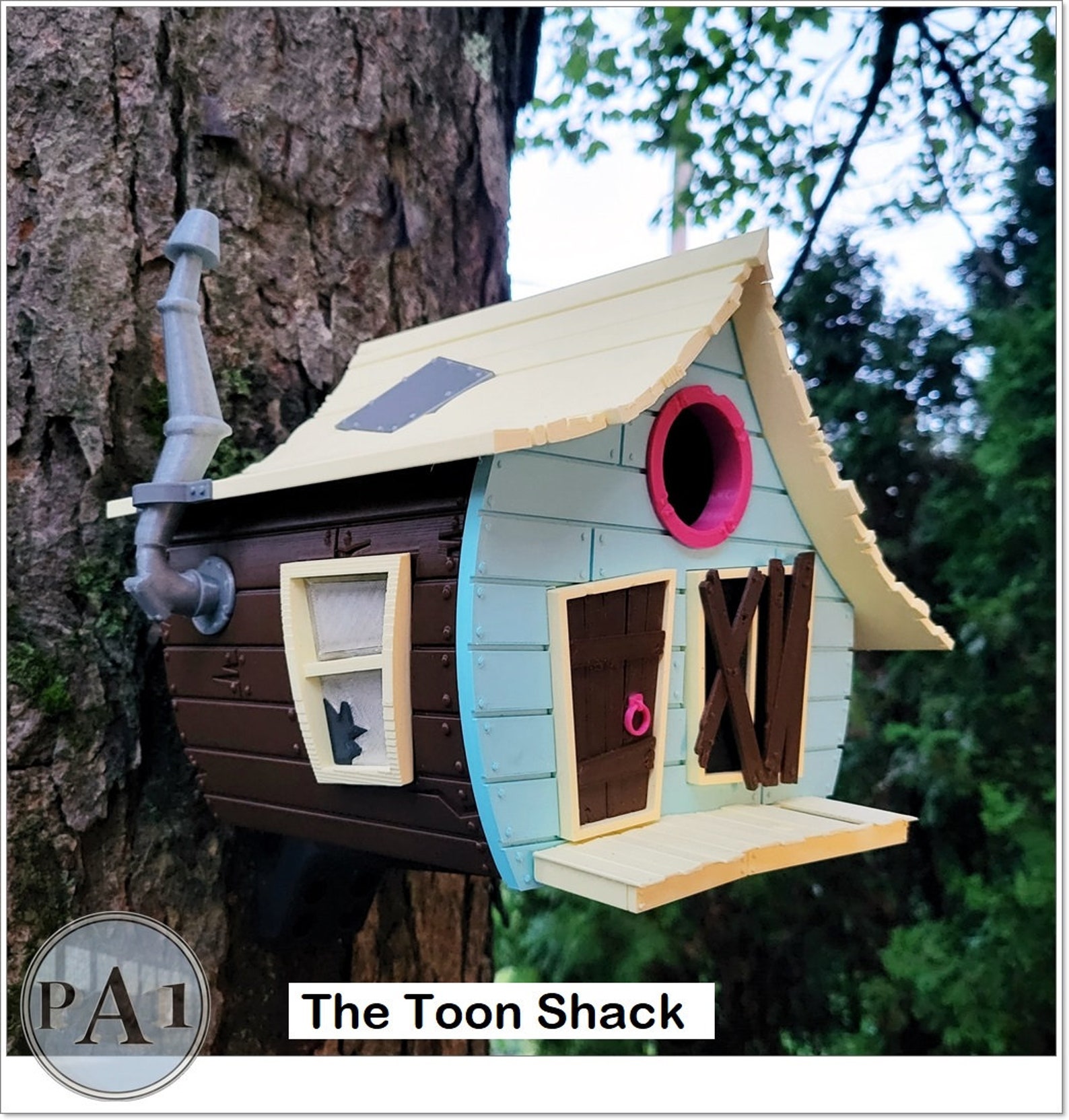 Toon Shack Bird House 3D Printed - or Choose From Irish, Log Cabin ...