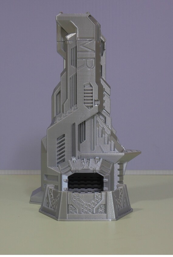 Scifi Dice Tower the Control Tower Mythic Roll unchained | Etsy