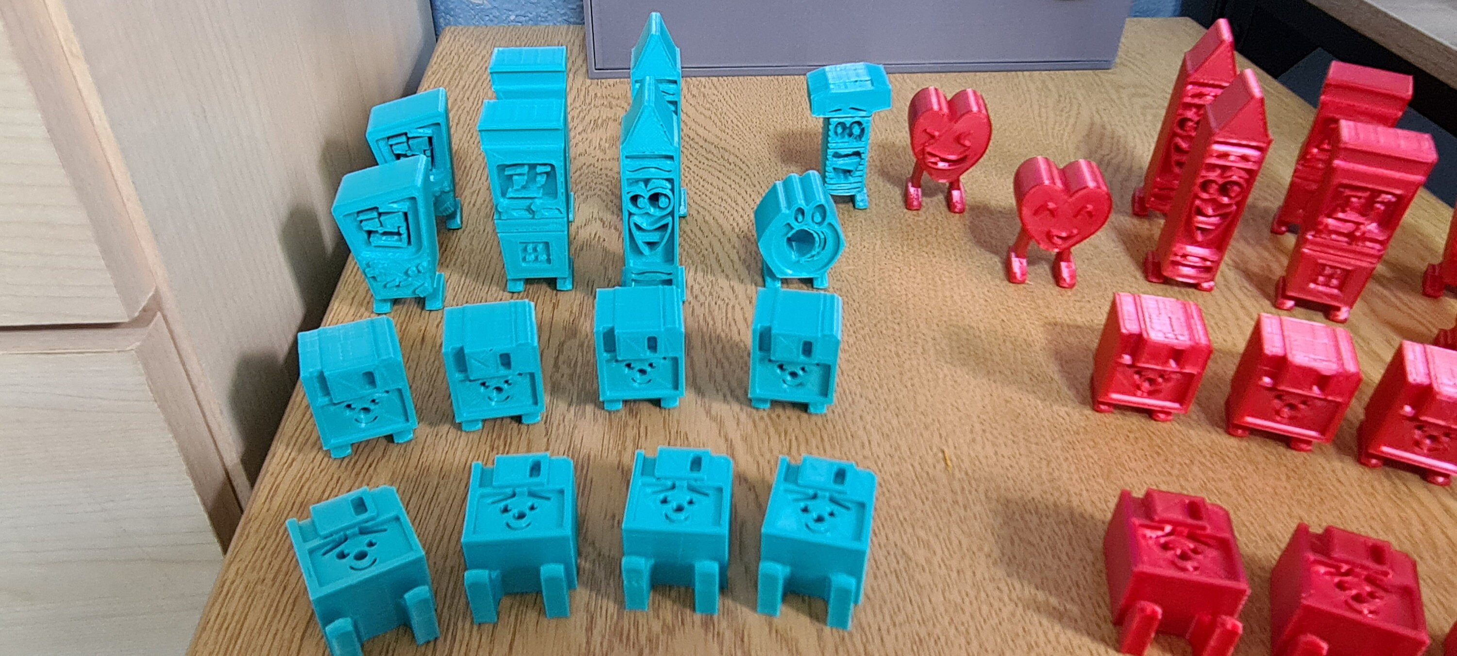 Chess Set - 3D Printed - Print A Toons - Nothing Like You've Seen ...