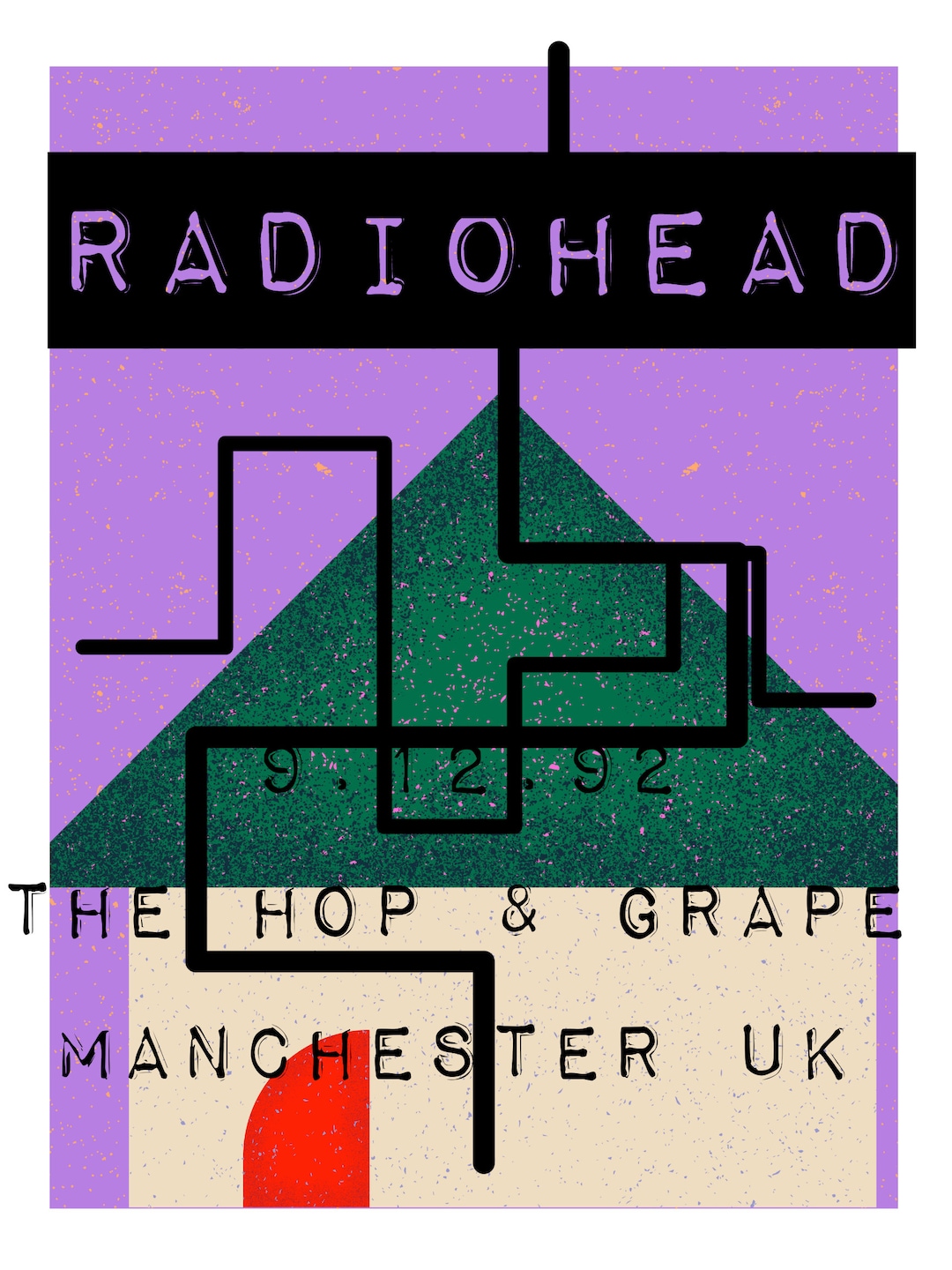 Radiohead Concert Poster Art Print - Etsy