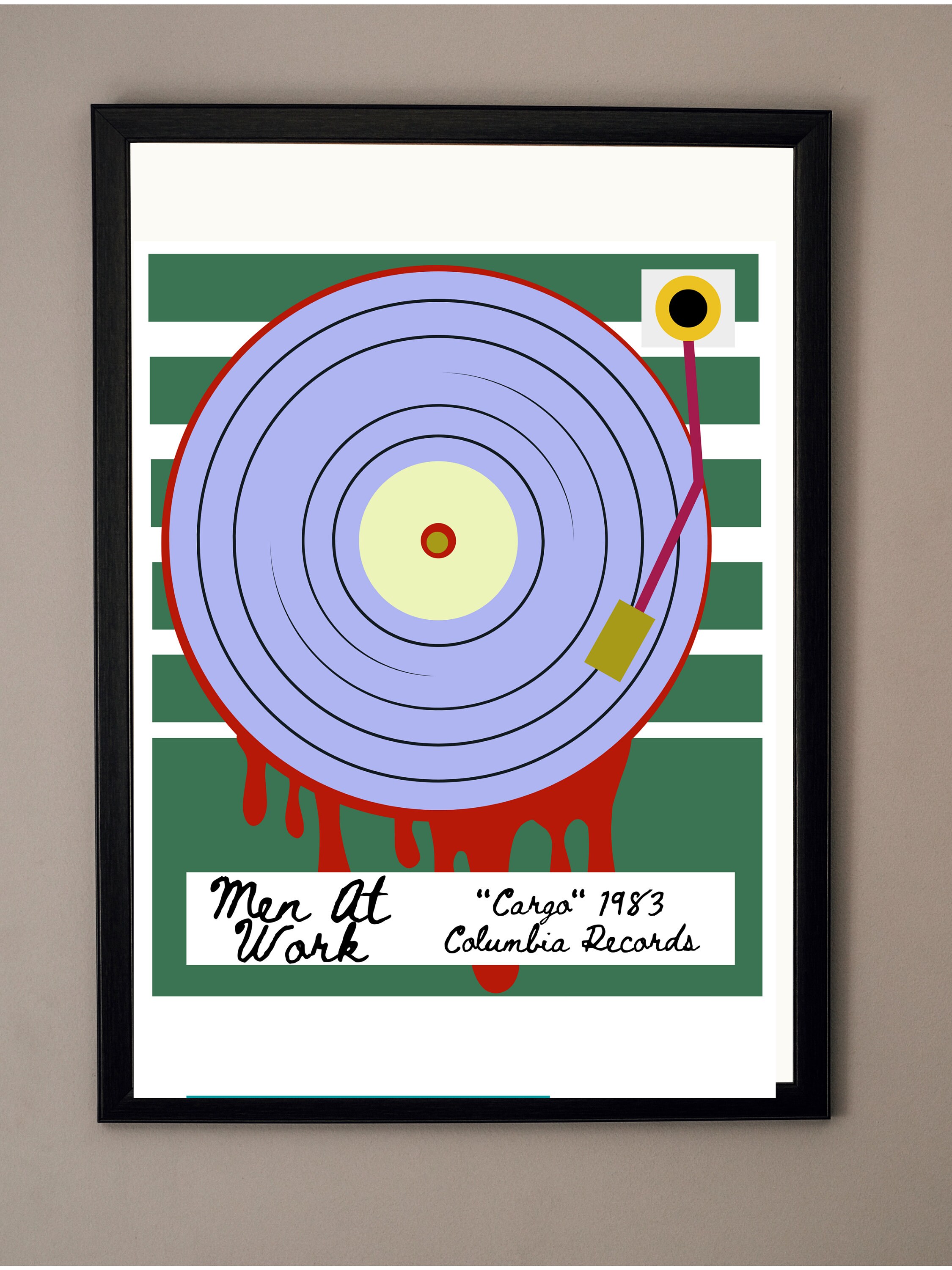 Men At Work Cargo Poster