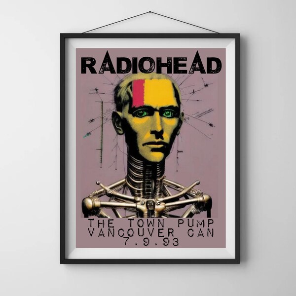 Radiohead Poster - Etsy