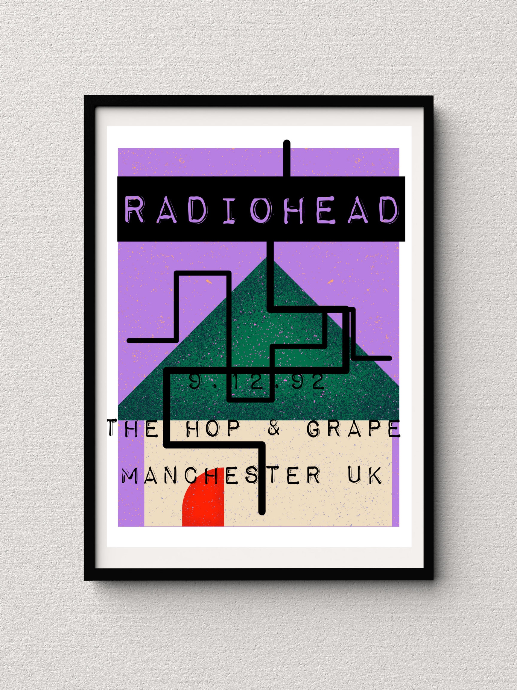 Radiohead Concert Poster Art Print - Etsy