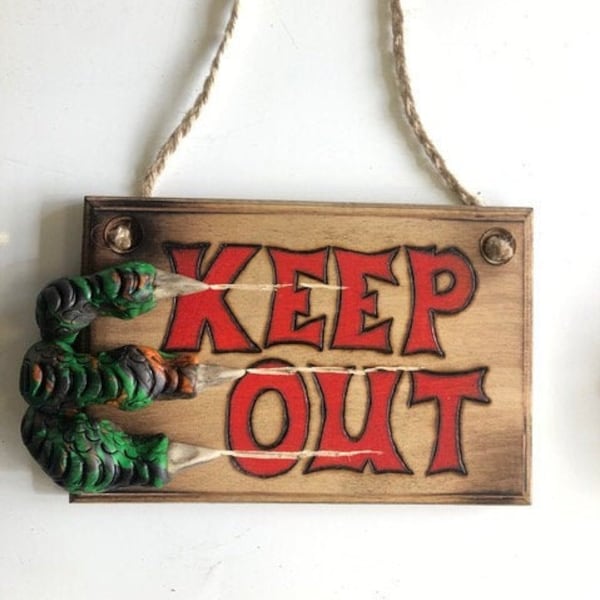 Keep Out Sign - Etsy UK