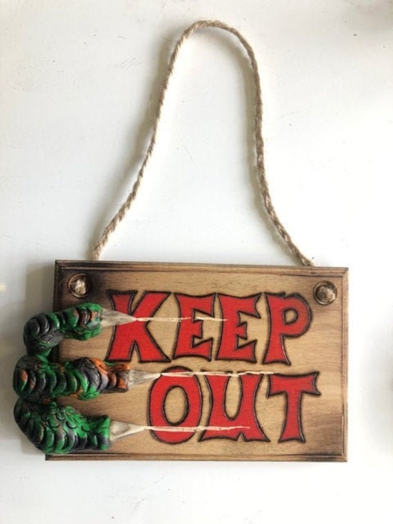 Scary Keep Out Signs