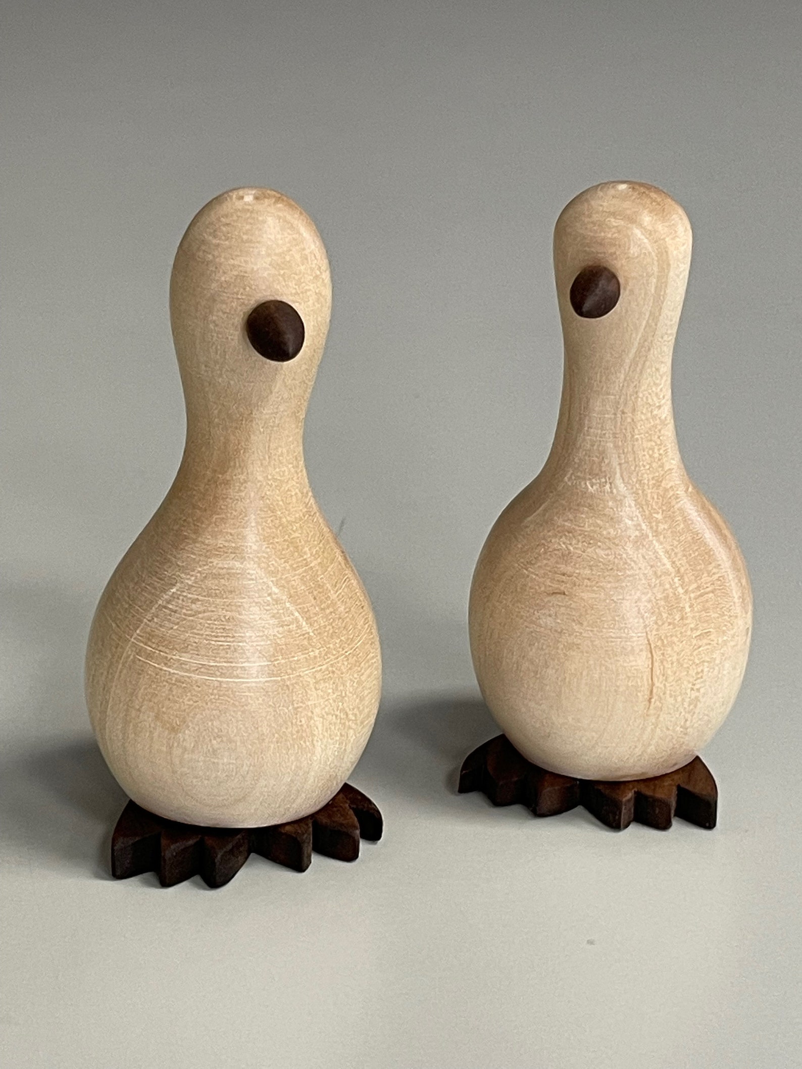 Wooden Goose Families, Handcrafted, Hardwood Ornaments to Grace Any ...