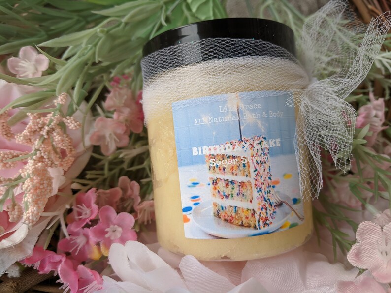 Sugar Scrub Body Scrub Birthday Cake Gift for Girlfriend - Etsy