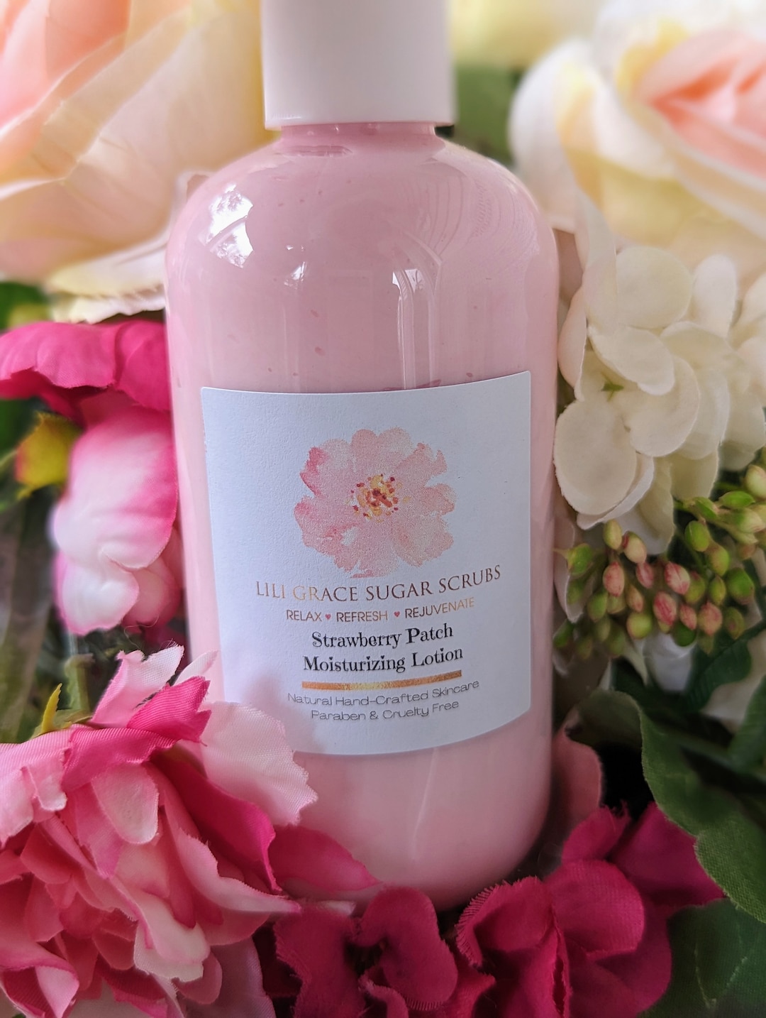 Strawberry Lotion, Moisturizing Lotion, Hand Cream, Scented Lotion ...