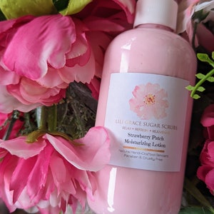 Strawberry Lotion, Moisturizing Lotion, Hand Cream, Scented Lotion ...
