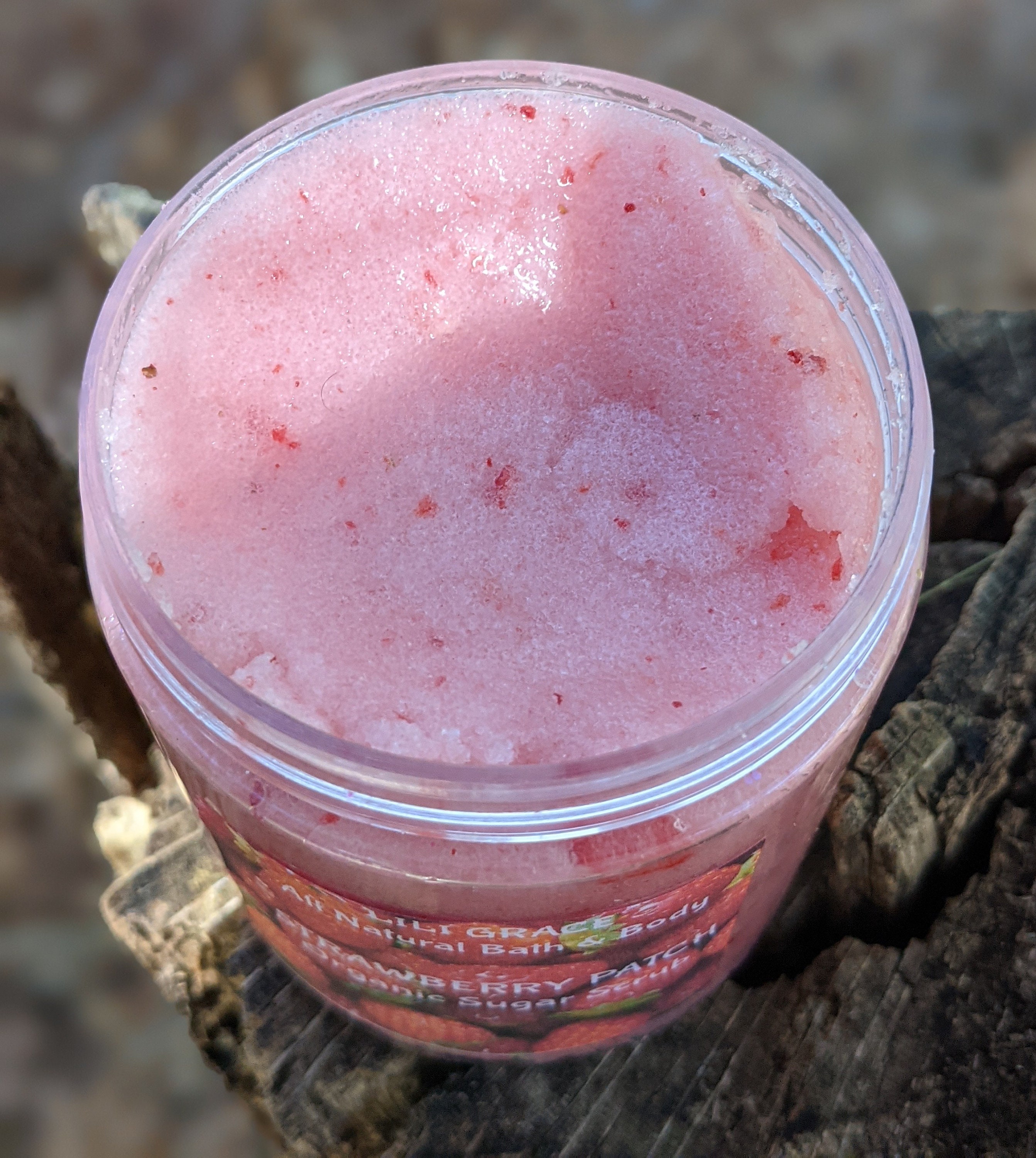 Natural Sugar Scrub Strawberry Sugar Scrub Strawberry Body | Etsy