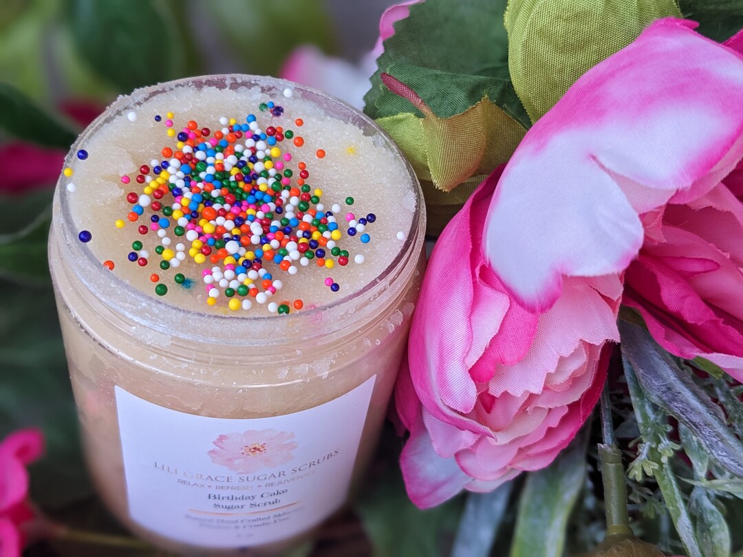 Sugar Scrub, Body Scrub, Birthday Cake, Gift for Girlfriend, Bath and ...