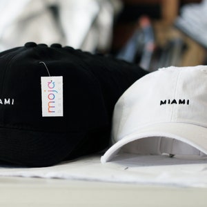 Premium MIAMI CITY Dad Hat | Black Cap | Top Quality - Etsy
