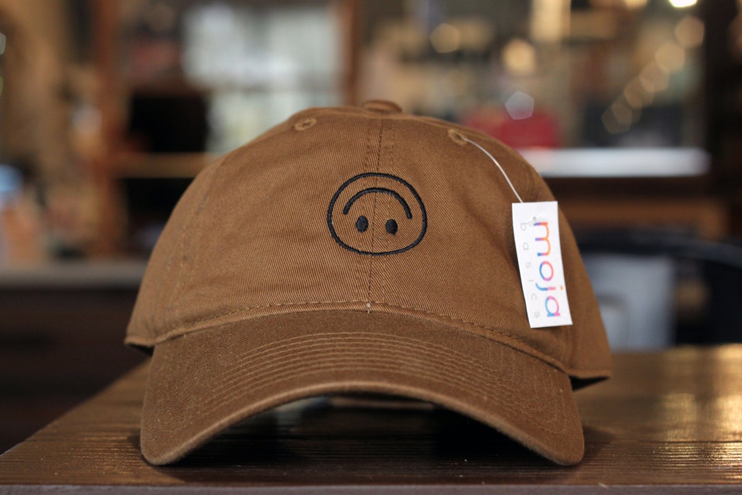 Upside Down Smiley Face Dad Hat | Happy - Etsy