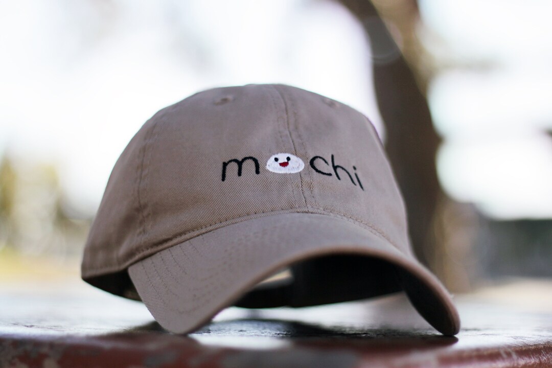 Embroidered Mochi Dad Hat | 100% Cotton - Etsy