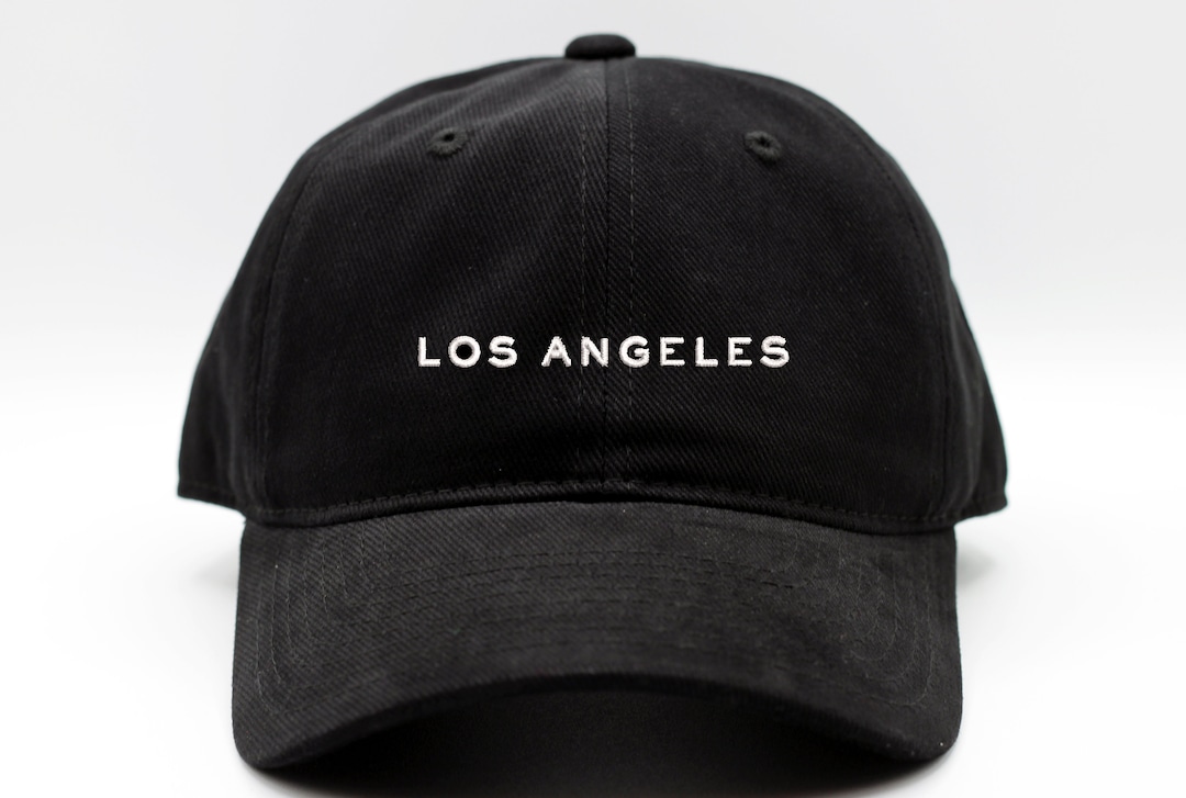 Premium LOS ANGELES CITY Dad Hat | Black Cap | Top Quality - Etsy