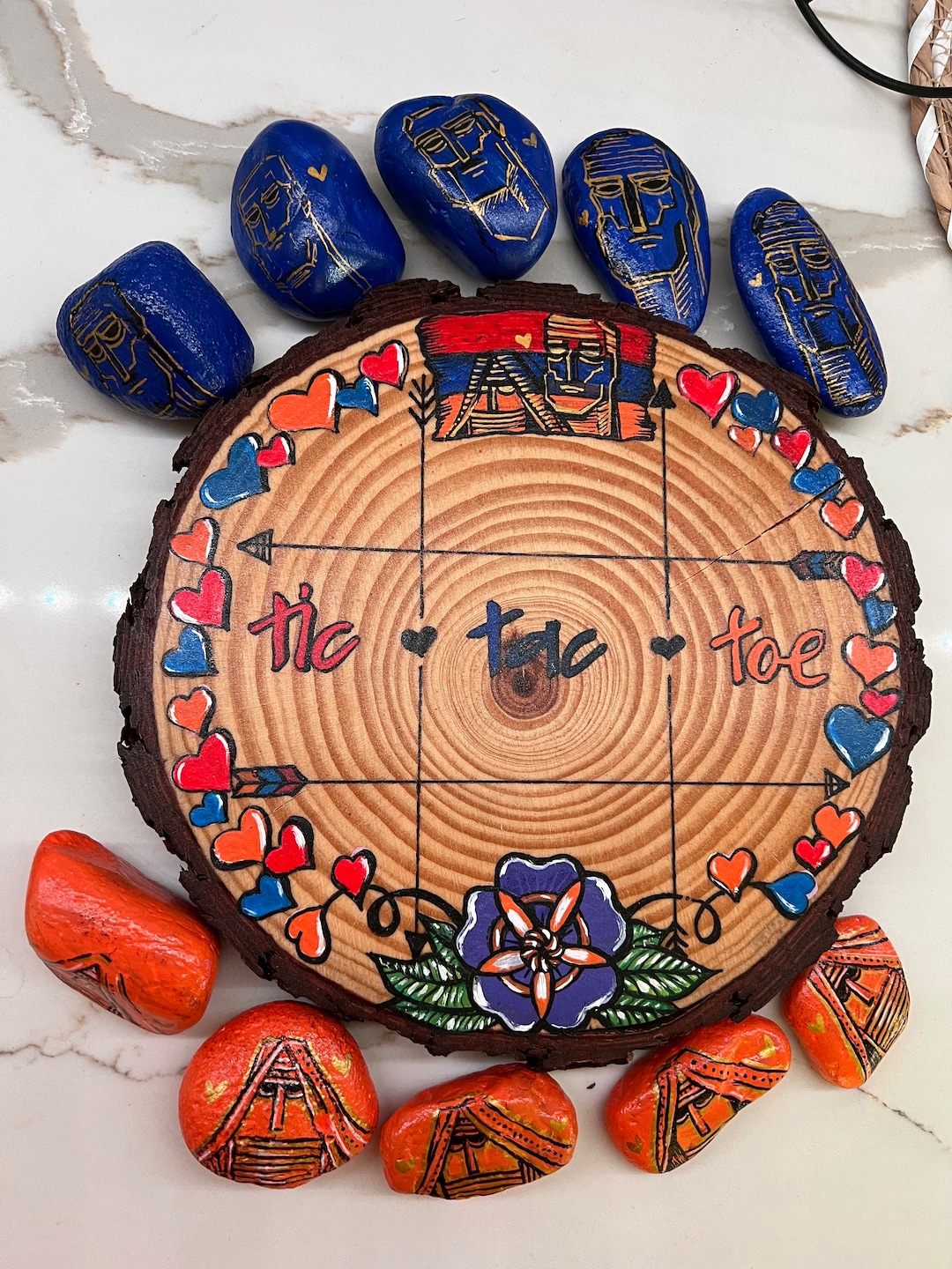 Armenian Tic Tac Toe, Armenian Art, Armenian Gift, Armenian Game, Papik ...