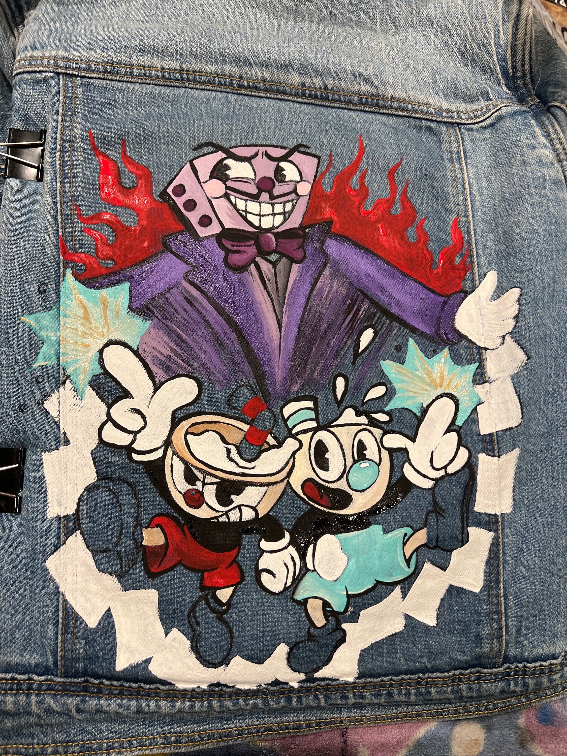 Custom Hand-painted Denim Jacket – Personalized Wearable Art - Etsy