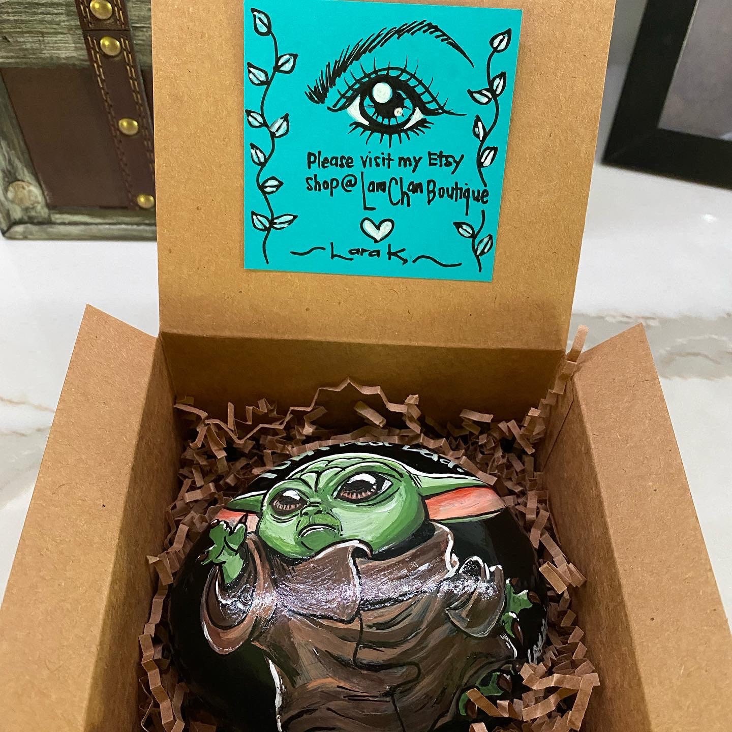 Large Hand Painted Rock Hand Painted Custom Rock - Etsy