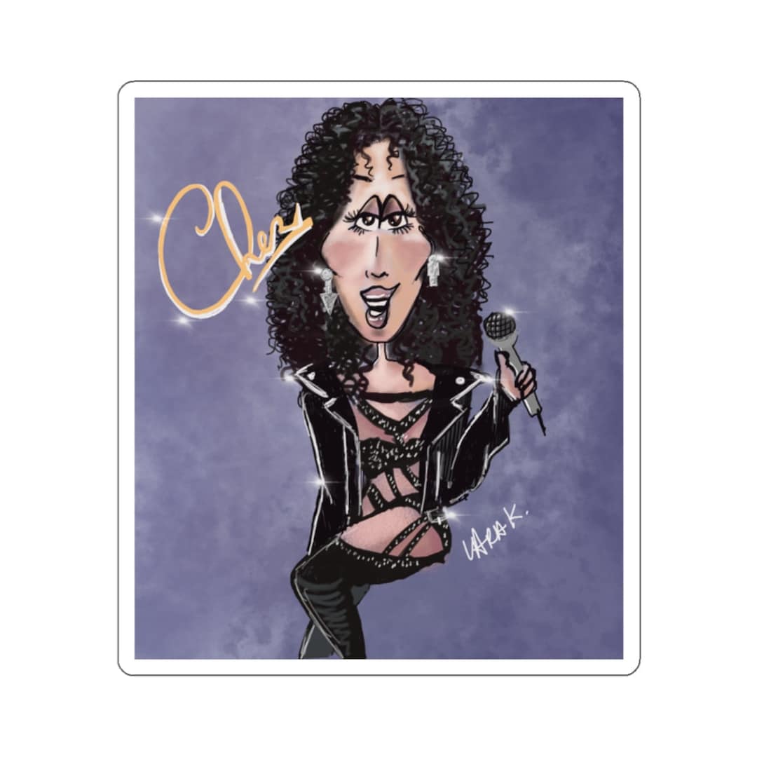 Cher Turn Back Time Sticker Custom Made Cher Vinyl Sticker - Etsy