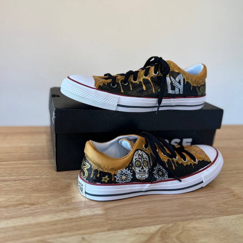 Sugar Skull Converse - Etsy