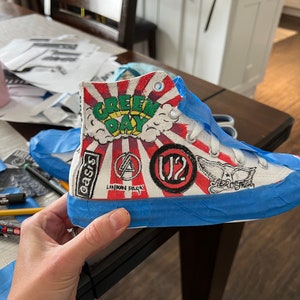 Hand Painted, Custom, Personalized Sneakers. *** Brand New Sneakers ...