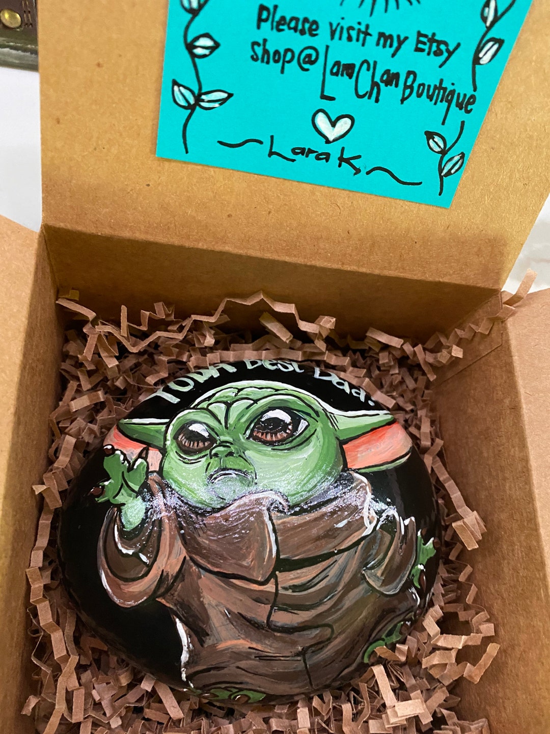 Large Hand Painted Rock Hand Painted Custom Rock - Etsy