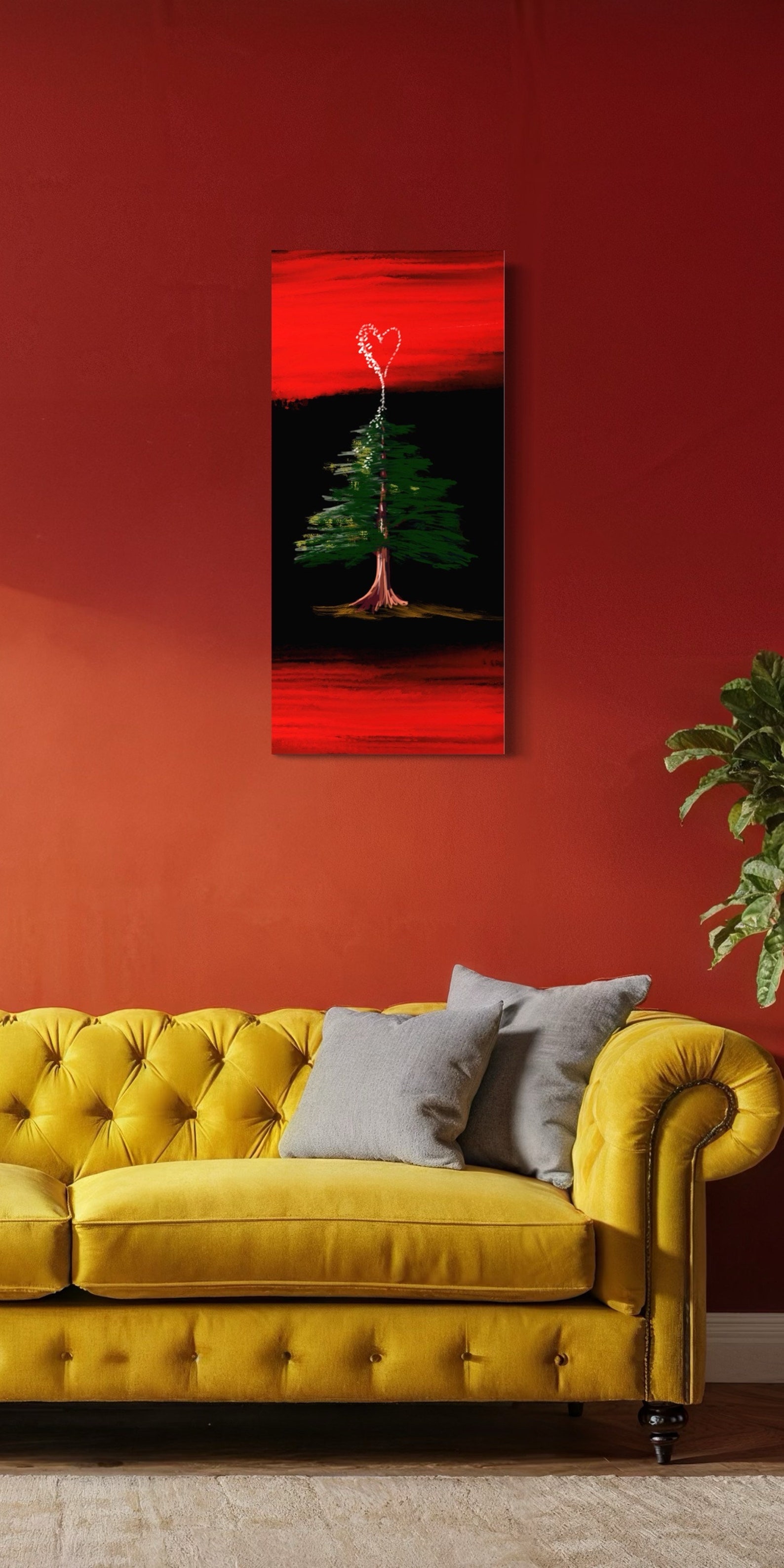 Lebanon Cedar Tree Fine Art Print, Love and Resilience - Etsy