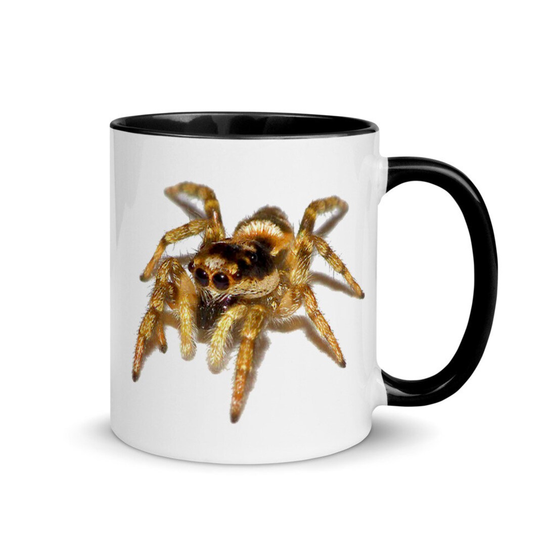 Cute Jumping Spider Coffee Mug Realistic Spider Mug Jumping Spider Gift ...