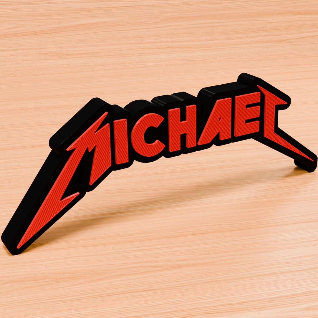 Large Custom Metal Band Desk Sign Rock Fan Gift Personalized Door Sign ...