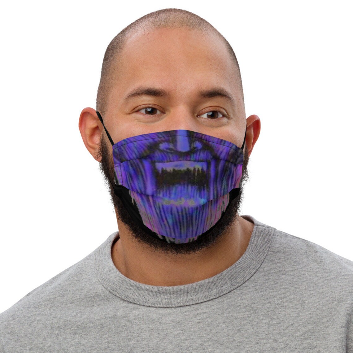 Screaming Demon Face Mask Angry Shadow Face Scary Monster - Etsy