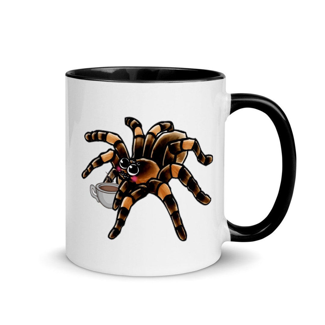 Tarantula Drinking Coffee Mug Coffee Gift Tarantula Mug Spider Mug ...