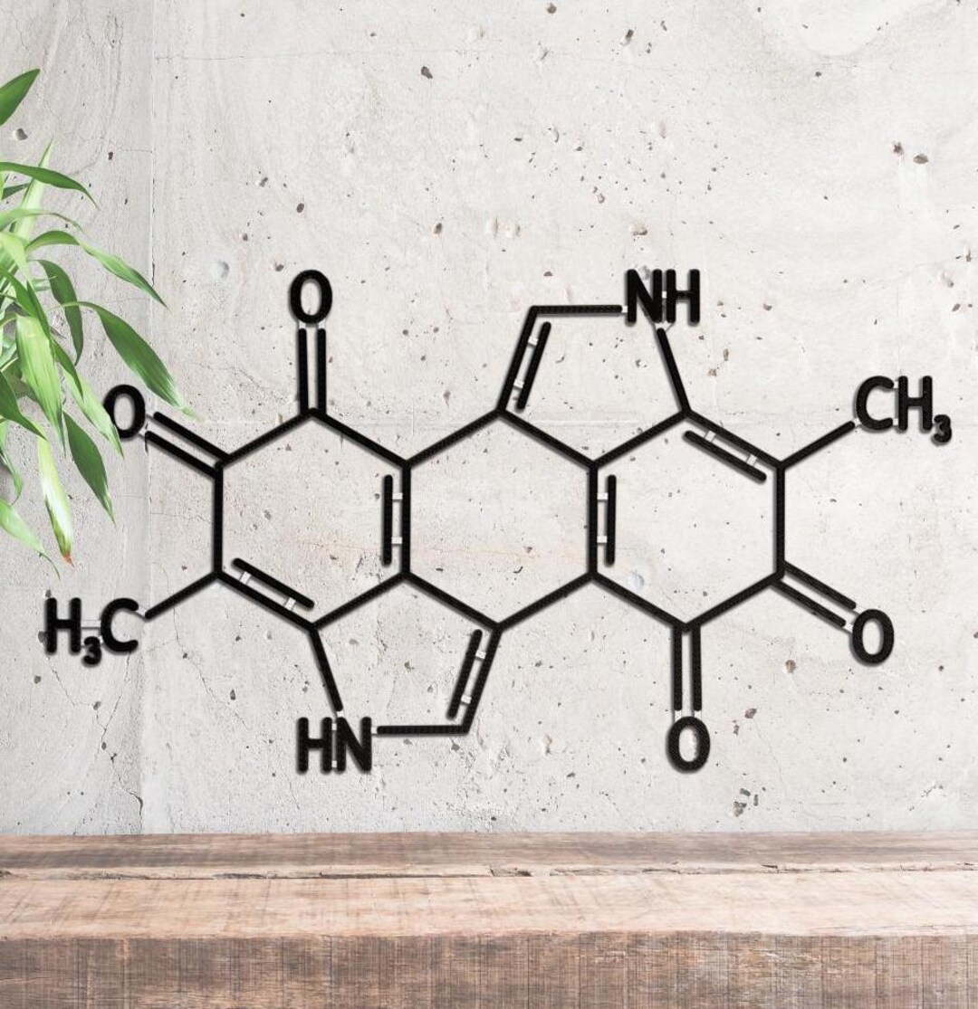 Large Melanin Molecule Wall Art Melanin Decoration Wall Hanger 3D ...