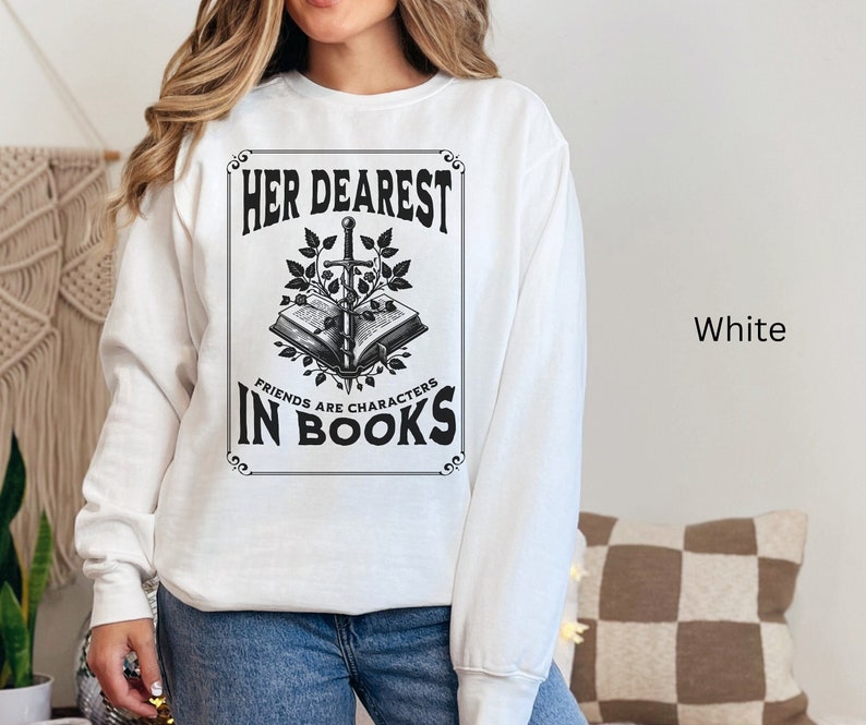 Book Lover Sweatshirt, Gift for Book Lover, Bookish Gift, Bookish ...